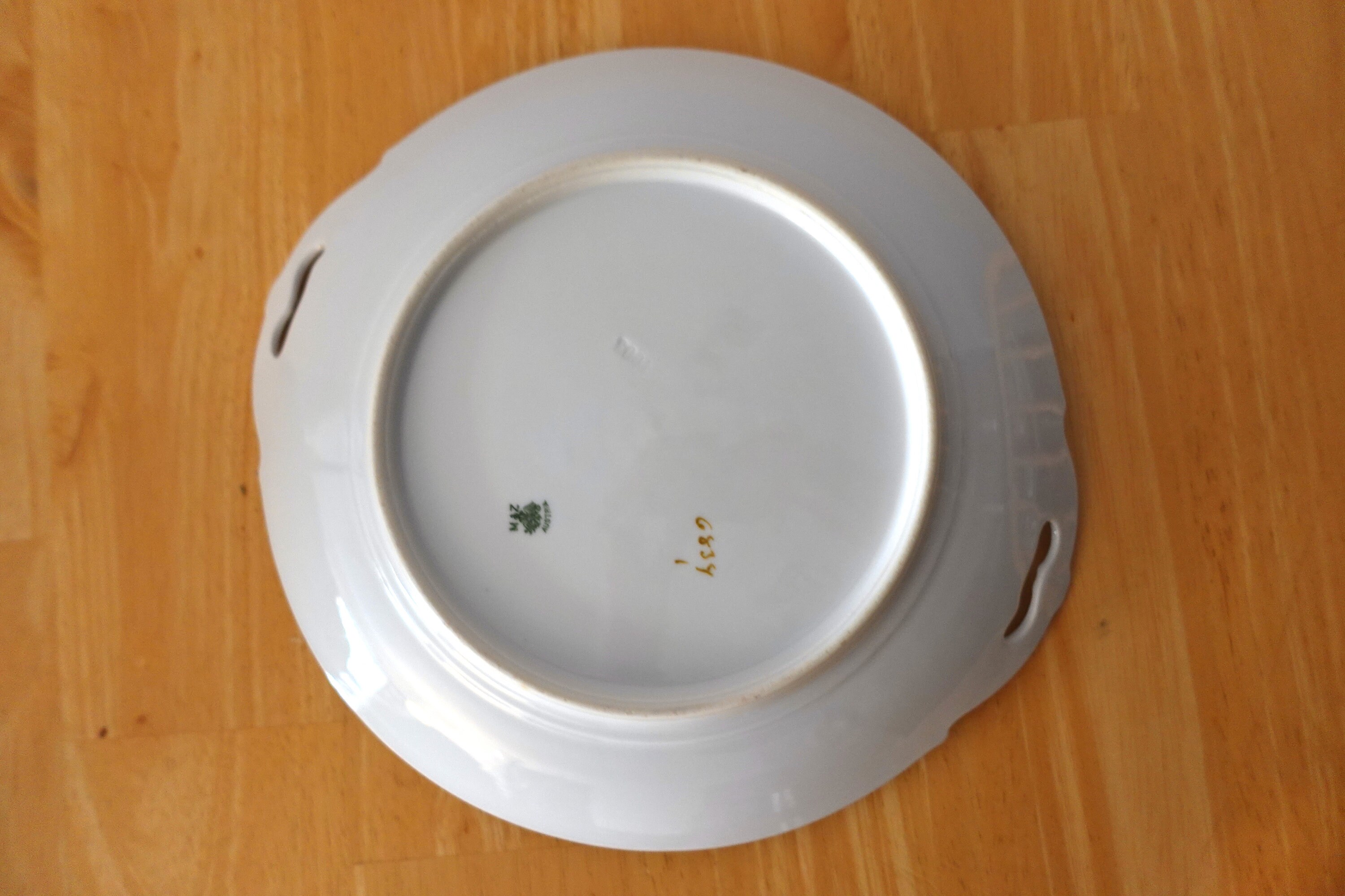 Antique MZ Austria Porcelain Serving Platter/plate Cake Plate With ...