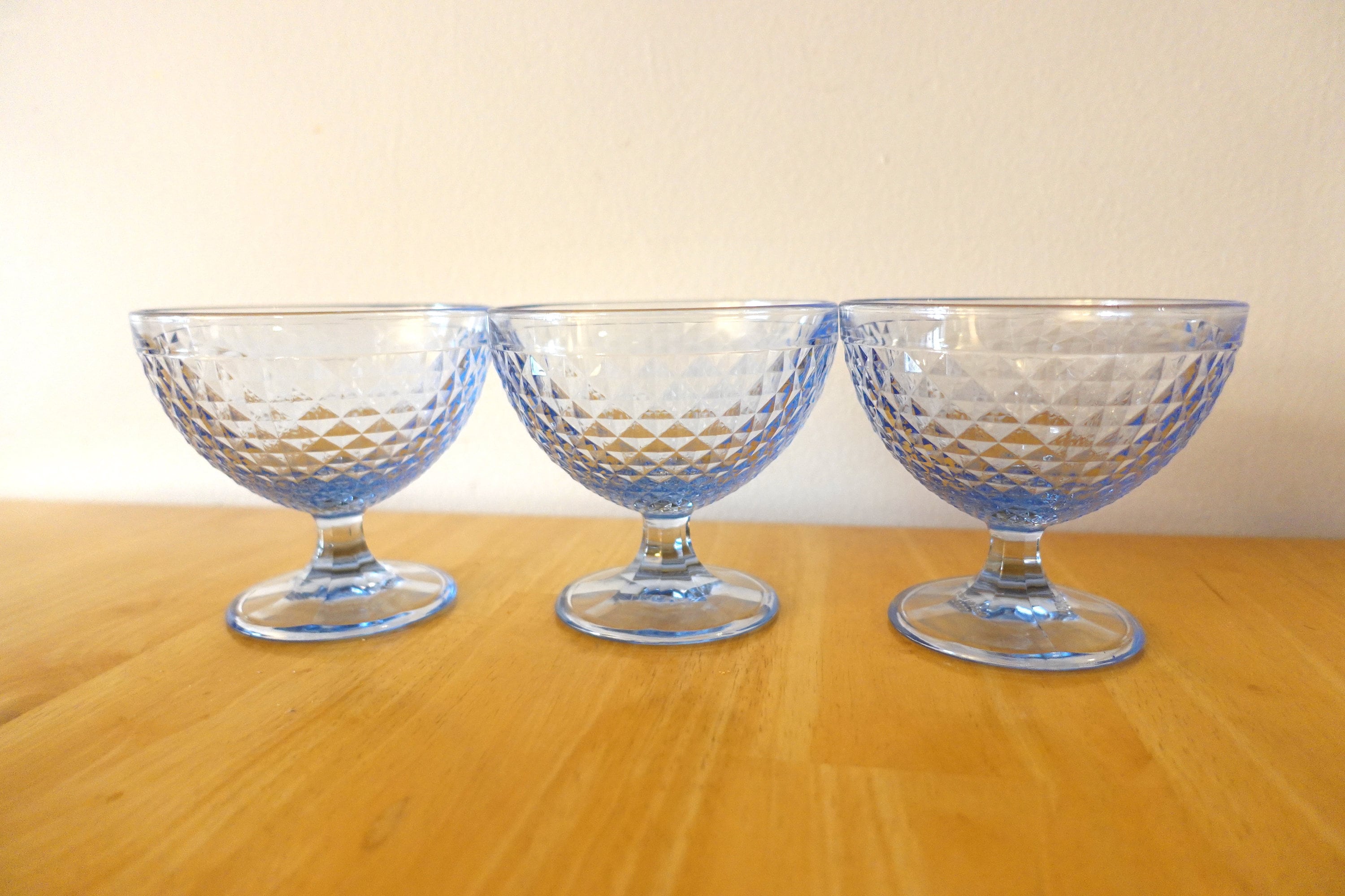 Vintage IKEA Baby Blue Footed Goblets Vintage IKEA Blue - Etsy