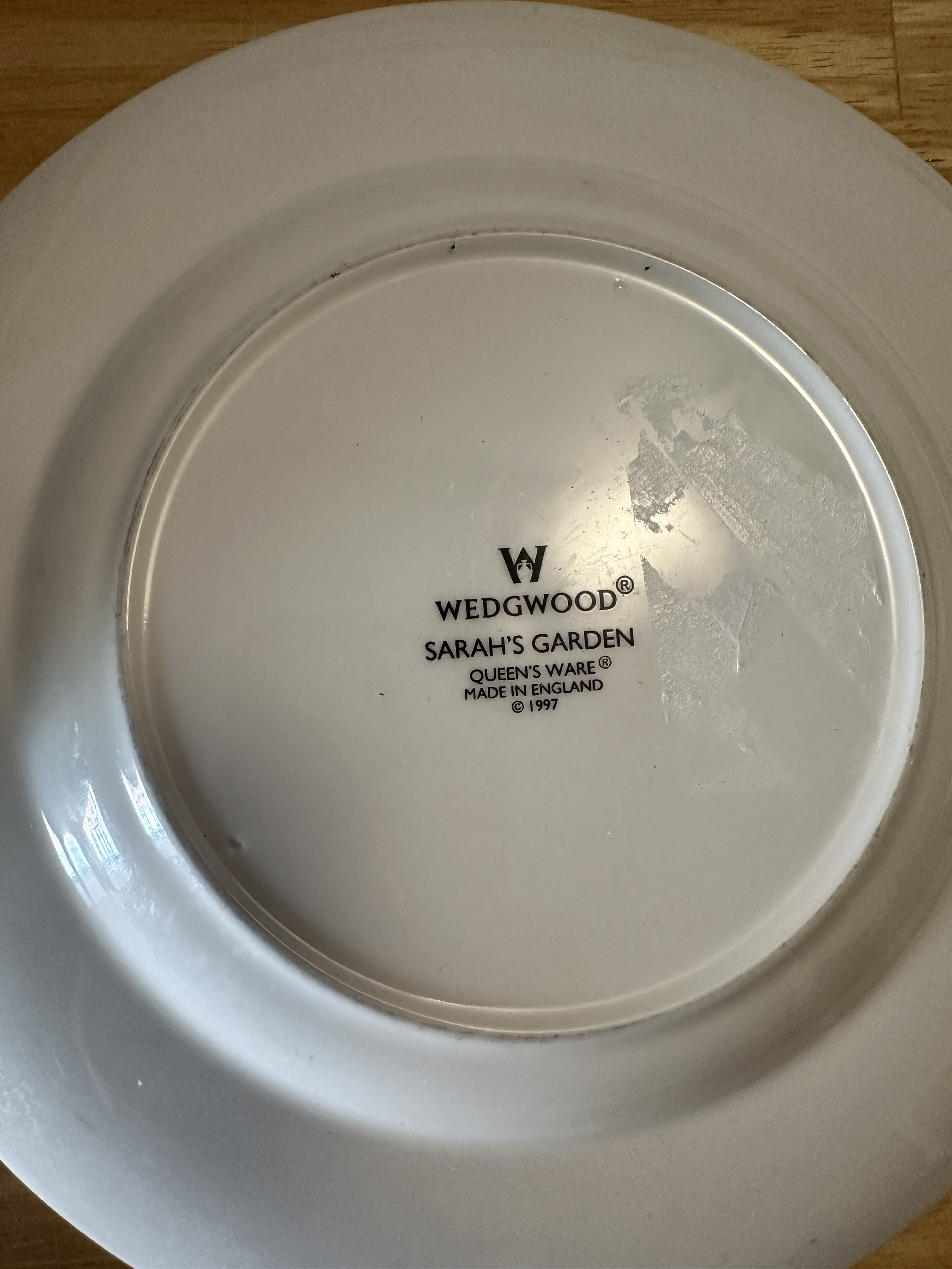 Vintage 1997 Made in England WEDGWOOD SARAH’S GARDEN Ceramic Salad ...