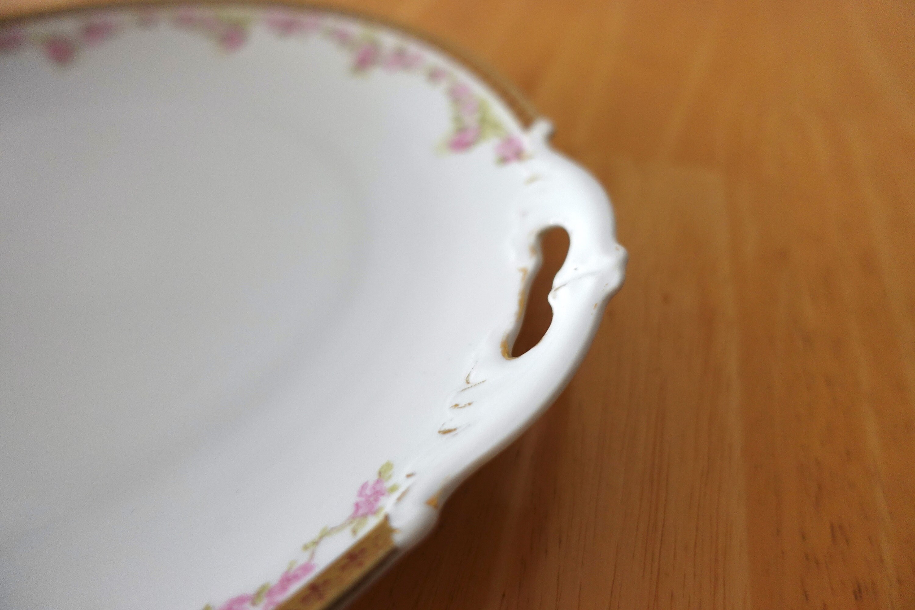 Antique MZ Austria Porcelain Serving Platter/plate Cake Plate With ...