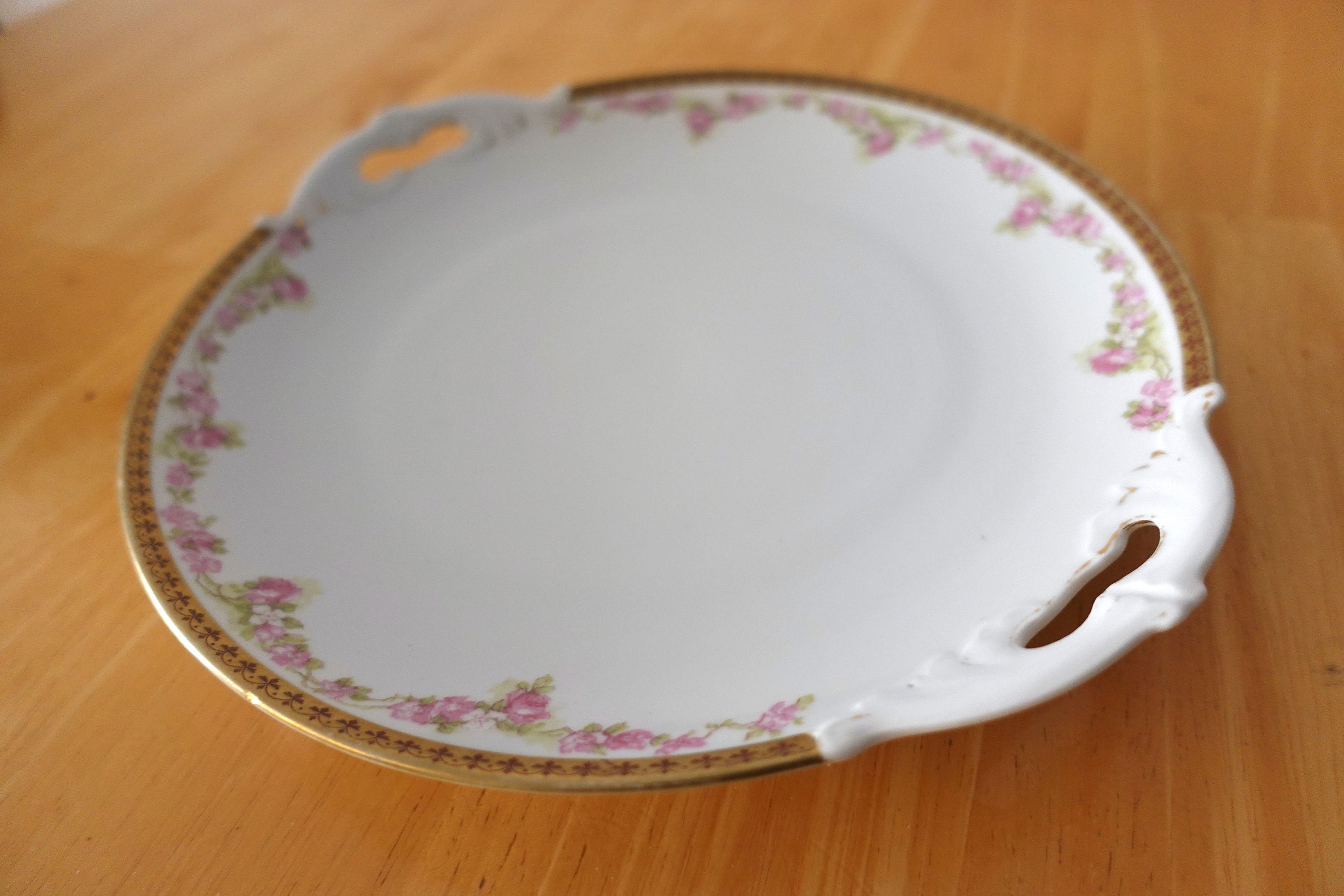 Antique MZ Austria Porcelain Serving Platter/plate Cake Plate With ...