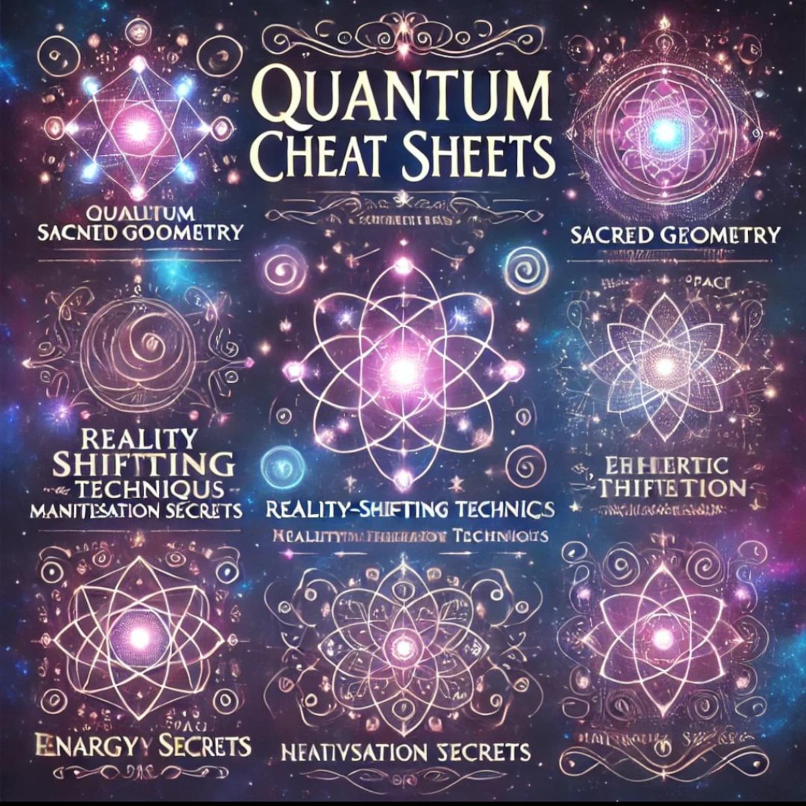 Quantum Cheat Sheets, Sigil Scrolls, Reality Keys & Activation Cards ...