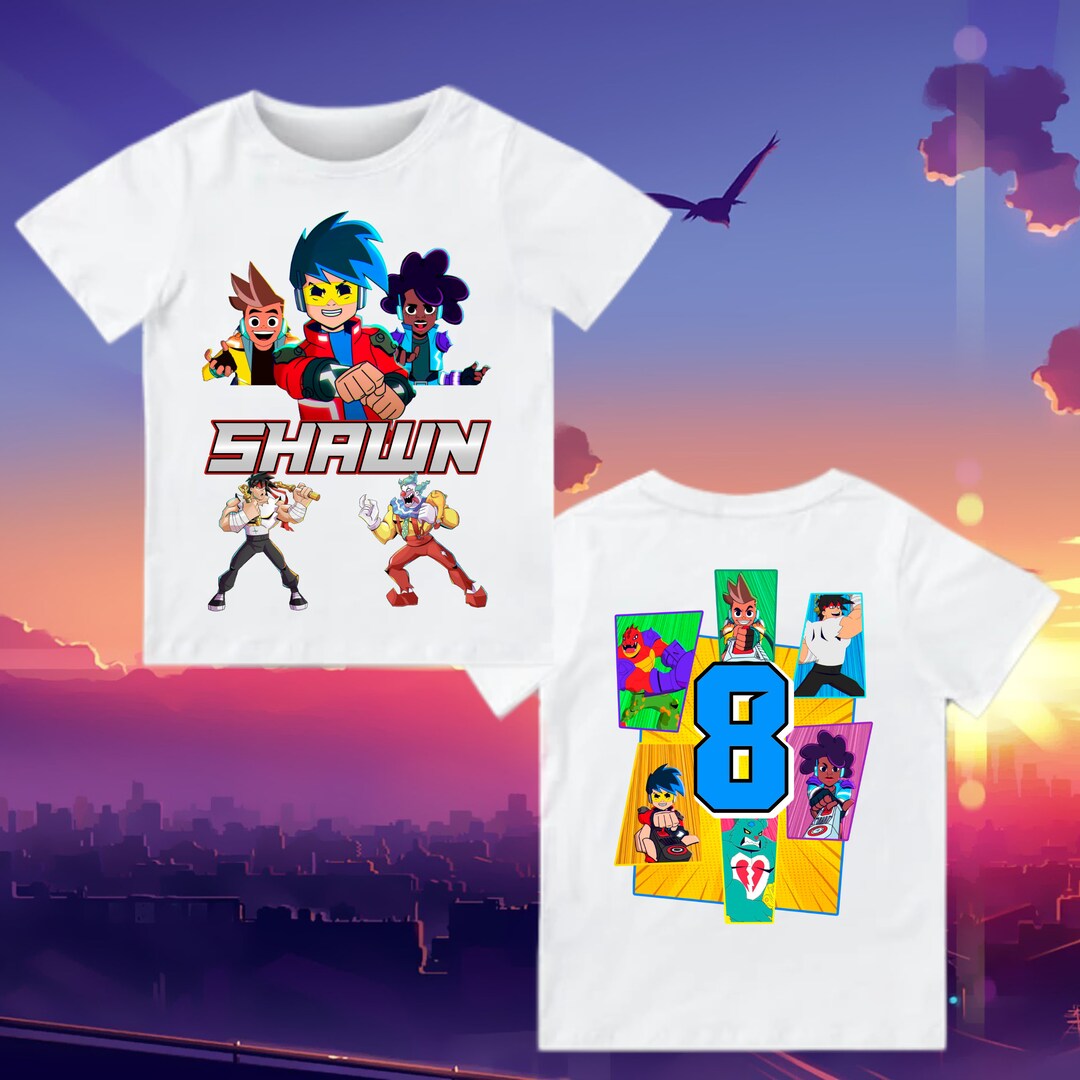 AKEDO Ultimate Arcade Warriors Birthday Shirt, Akedo Kids Family Shirt ...