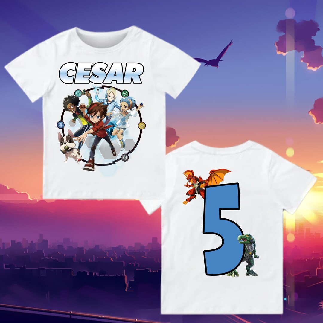 Bakugan Birthday T Shirt Bakugan Birthday Party Theme New - Raglan ...