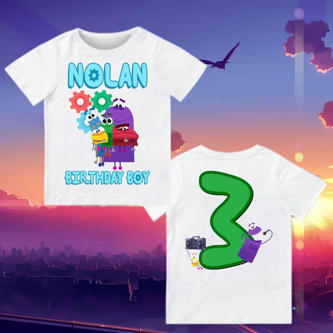 Inspired Bots Friend Birthday T Shirt, Story Bott Theme Party, Raglan ...