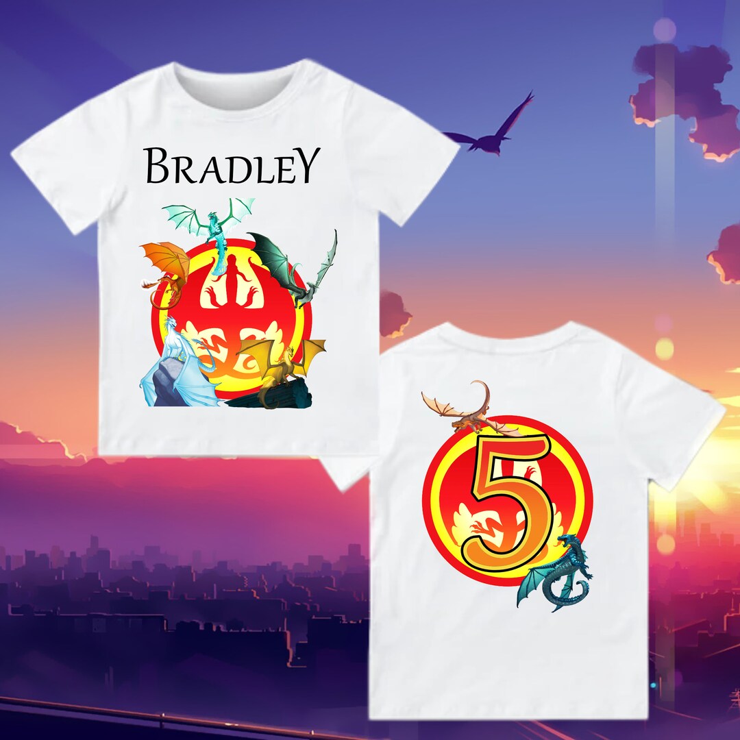 Wof Dragons Wings of Fire Unisex, Dragon Shirt, Birthday Shirt ... Wof Dragons Wings of Fire Unisex, Dragon Shirt, Birthday Shirt ...
