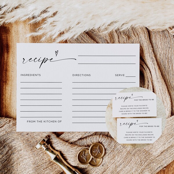 Printable Recipe Request Template - Etsy
