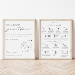 Polaroid Guest Book Sign Instructions, Instax Mini 12, How to Load New ...