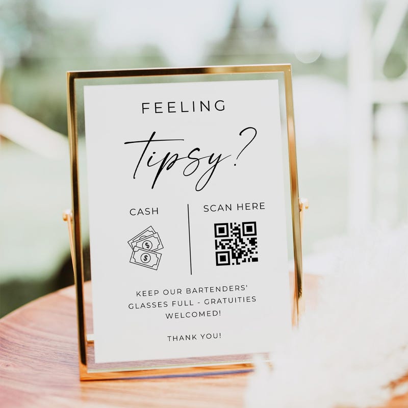 Tip Sign - Etsy