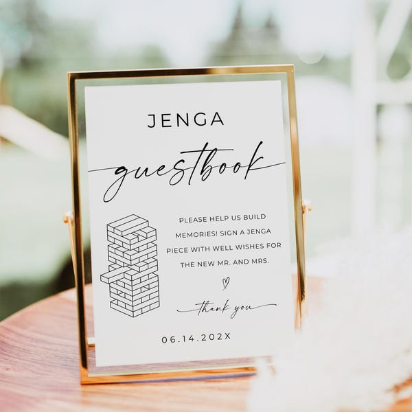 Wedding Jenga - Etsy