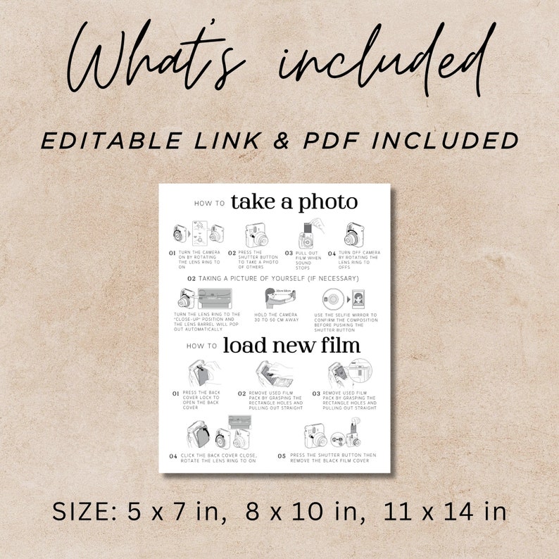 Instax Mini 12 Photo Guestbook Sign, Instax Mini 12 Polaroid ...