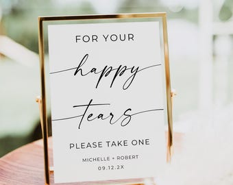Happy Tears Wedding Template - Etsy