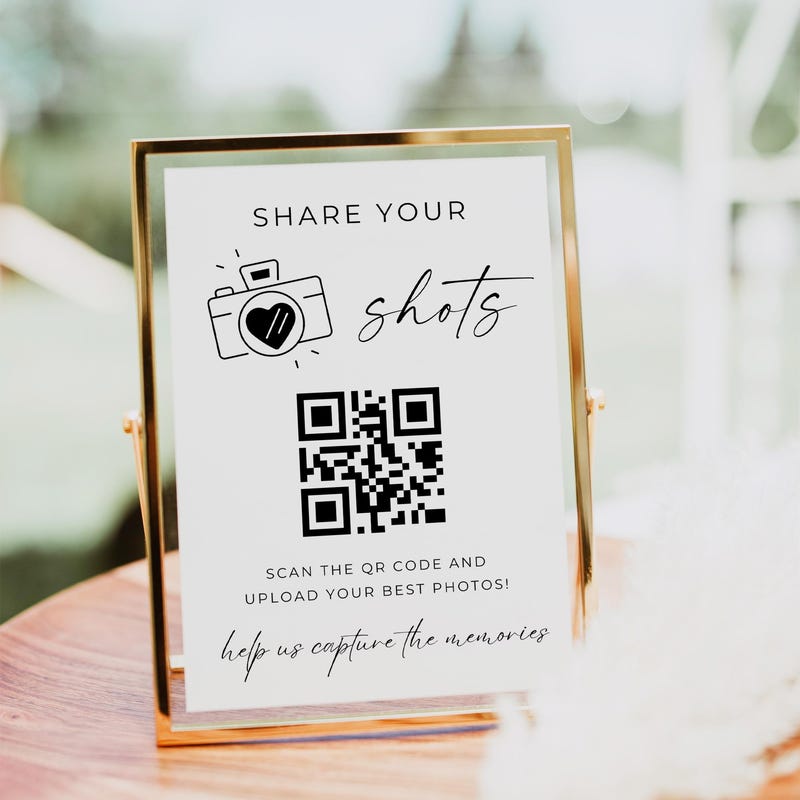 Qr Code Poster Design - Etsy UK