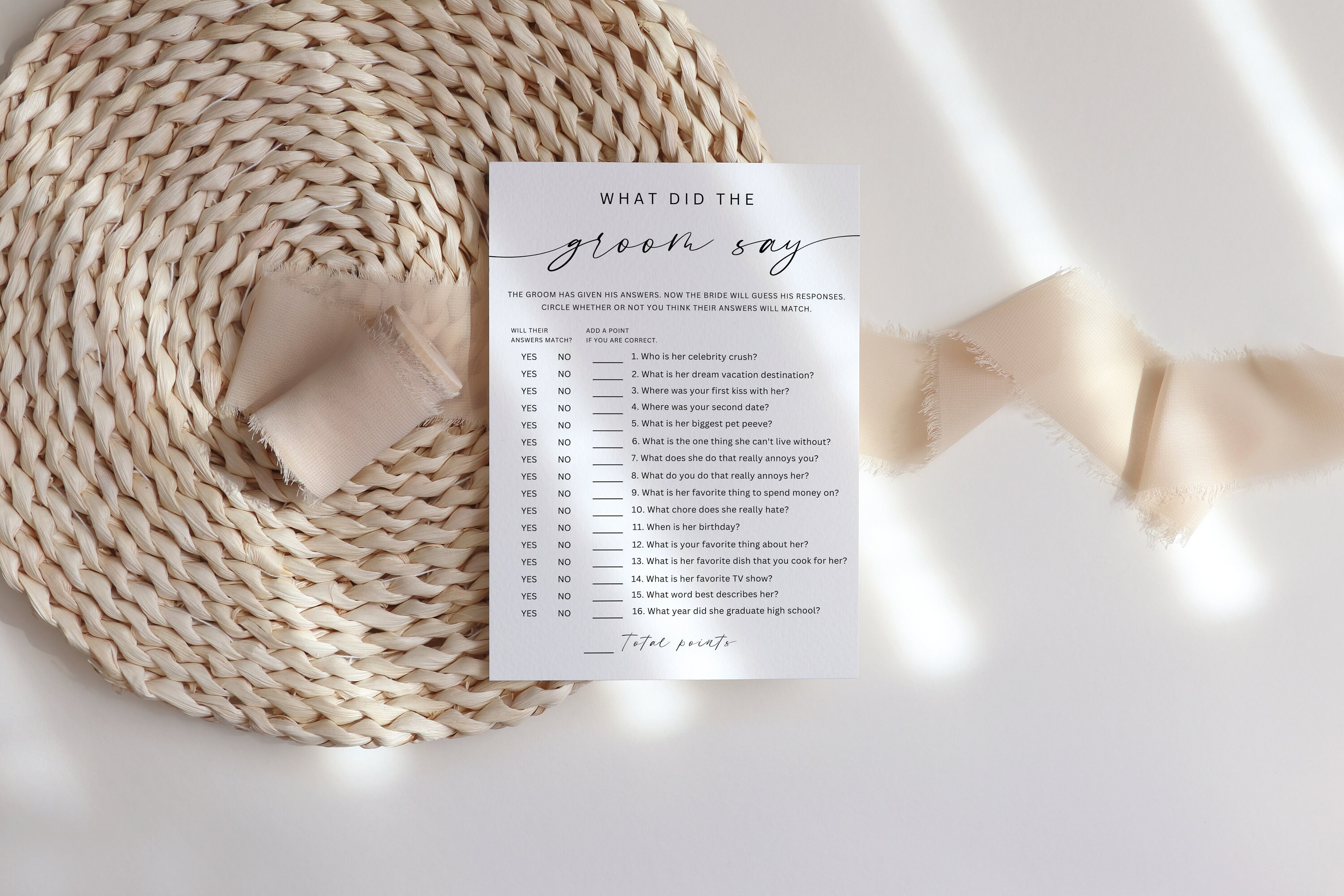 What Did the Groom Say, Minimalist What Did the Groom Say?, Bridal ...