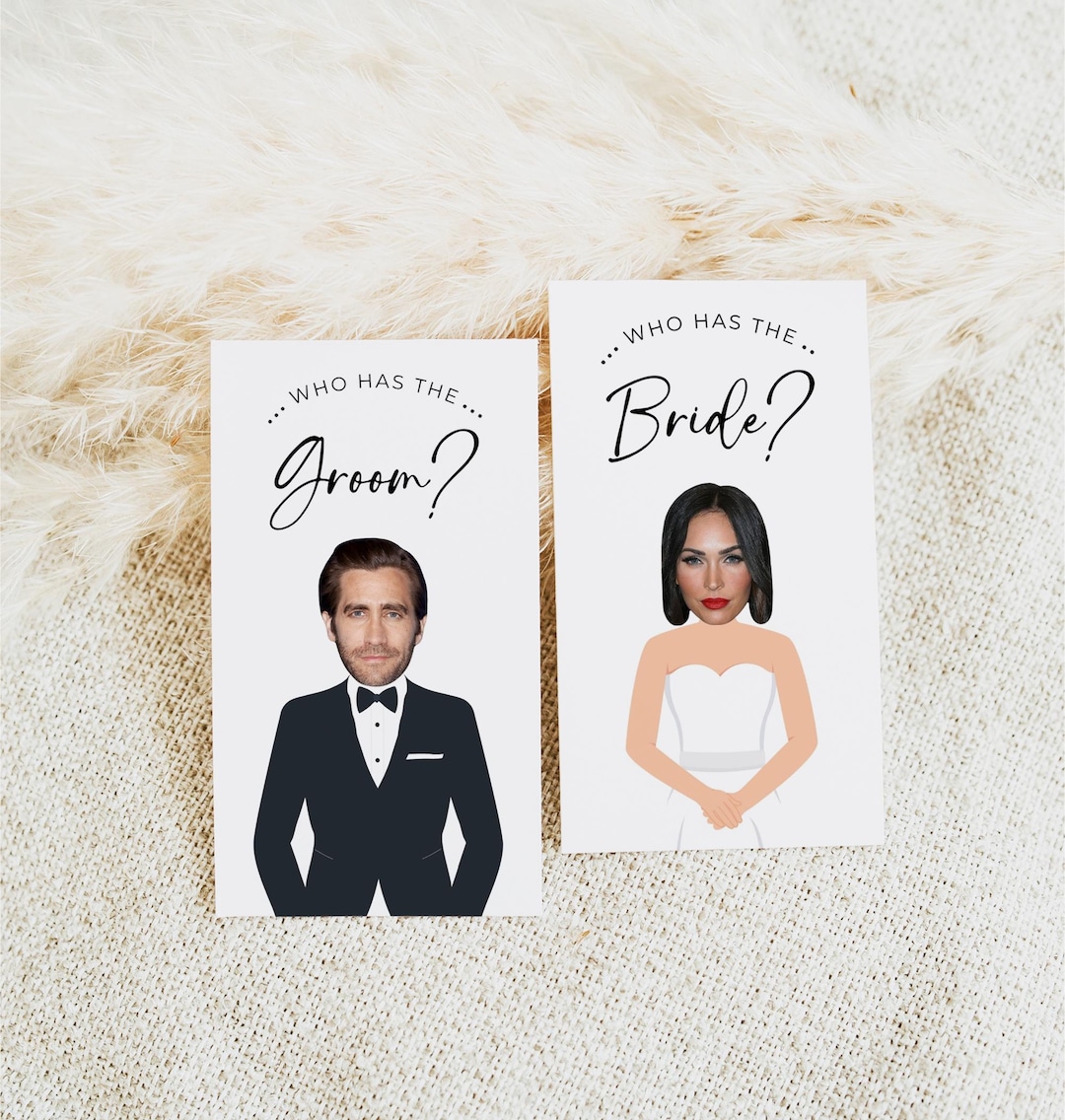 Celebrity Who Has the Bride and Groom Game, Who Has the Bride and Groom ...