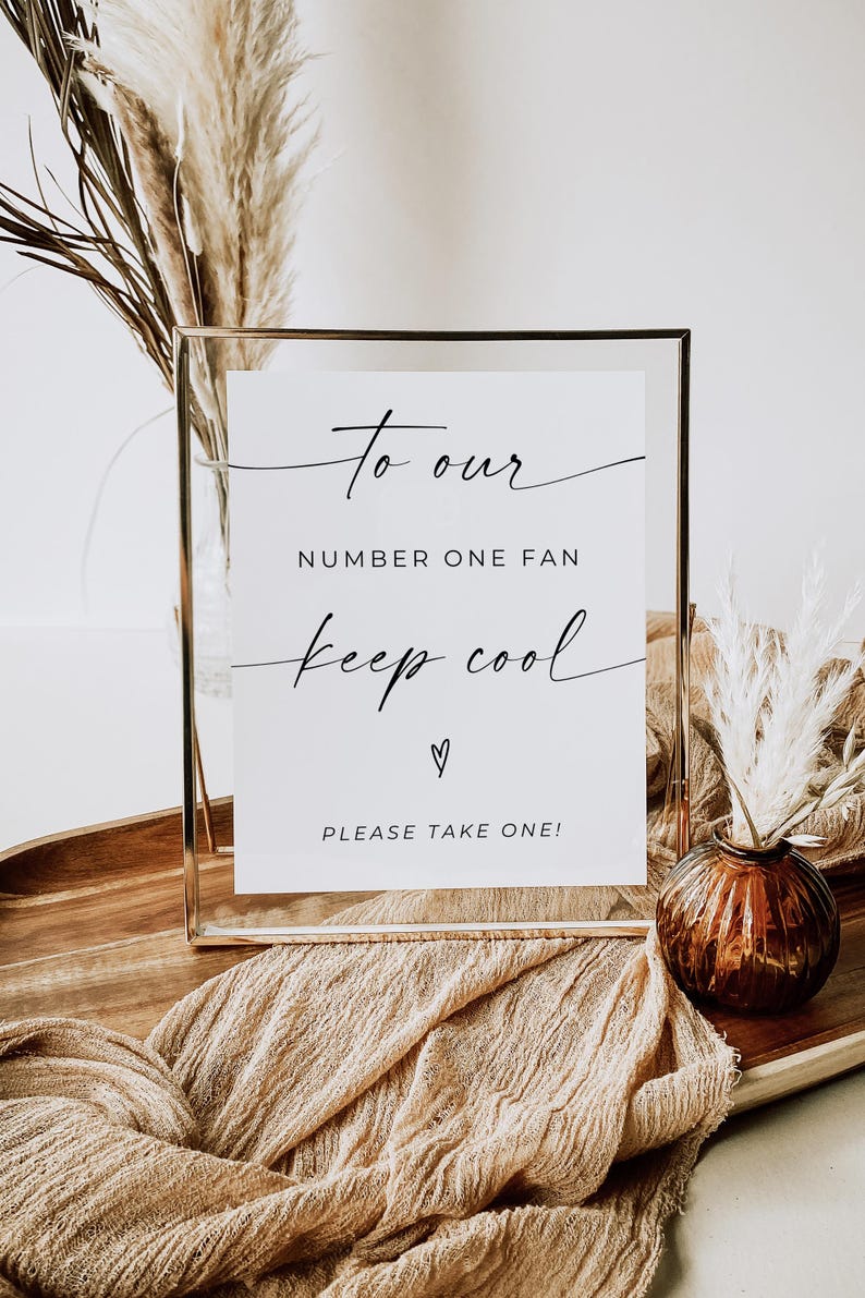 Wedding Sign for Fans, for Our Number One Fans Sign Template ...