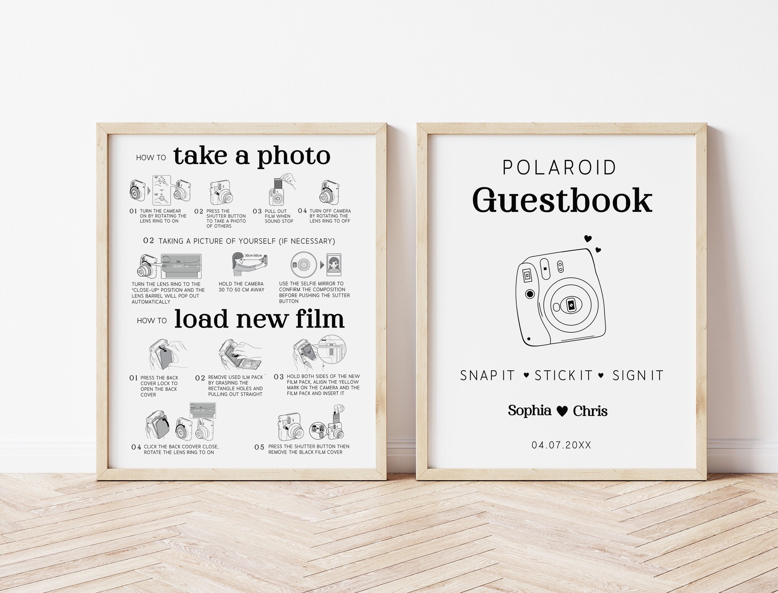 Instax Mini 12 Photo Guestbook Sign Instax Mini 12 Polaroid - Etsy