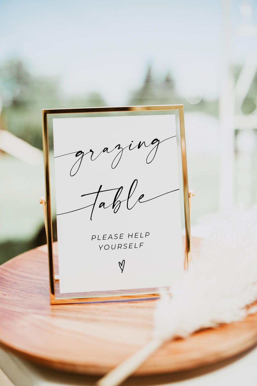 Grazing Table Sign, Wedding Grazing Station Sign, Grazing Table Decor ...