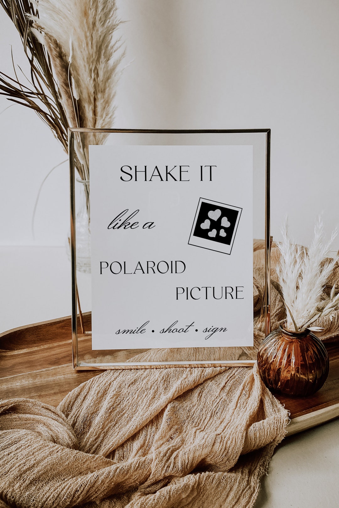 Polaroid Camera Sign Wedding Polaroid Guestbook Wedding Camera Sign ...