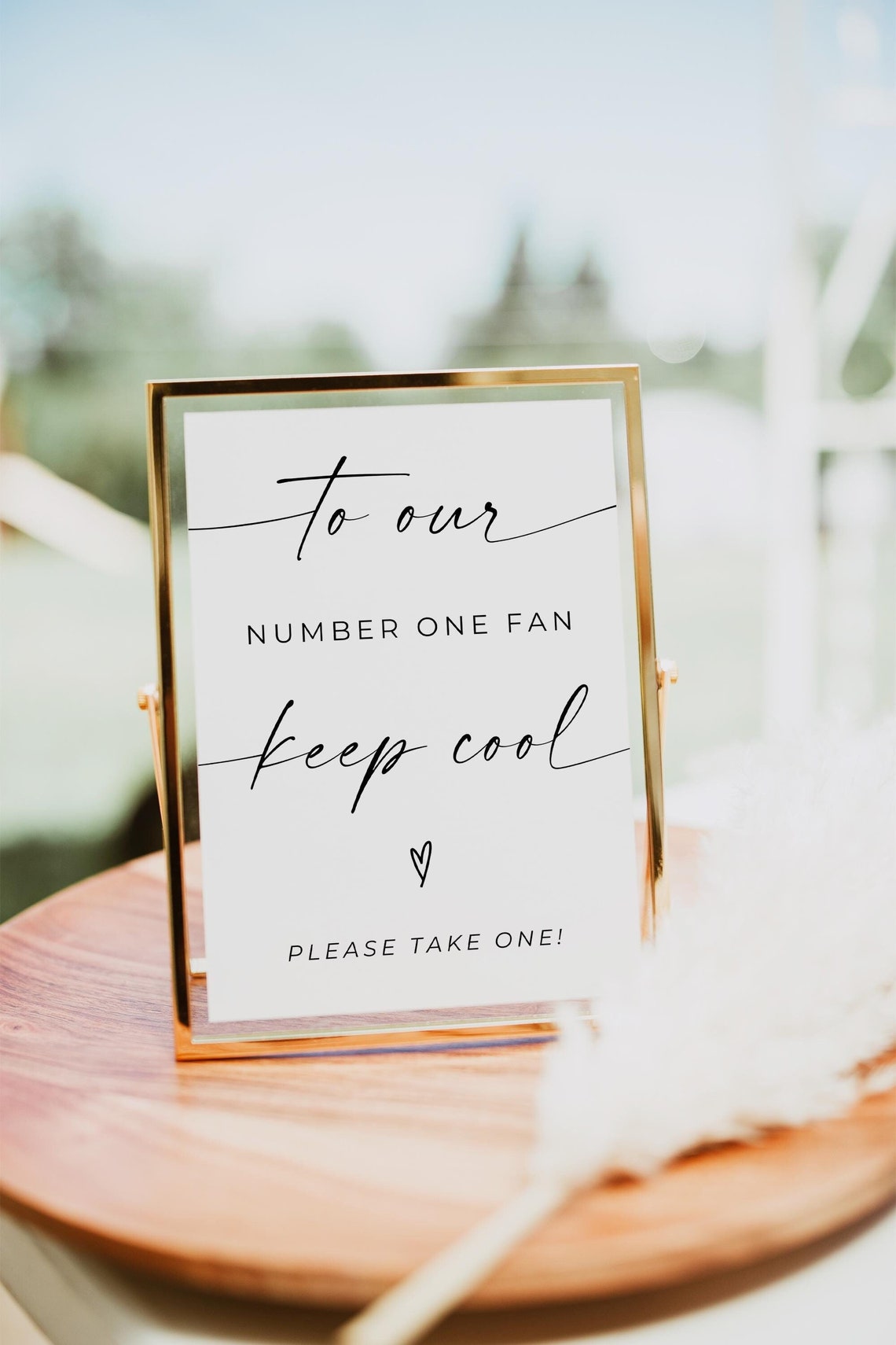 Wedding Sign for Fans, for Our Number One Fans Sign Template ...