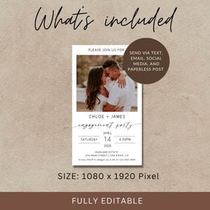 Engagement Party Invitations Evite, Engagement Digital Invitation ...