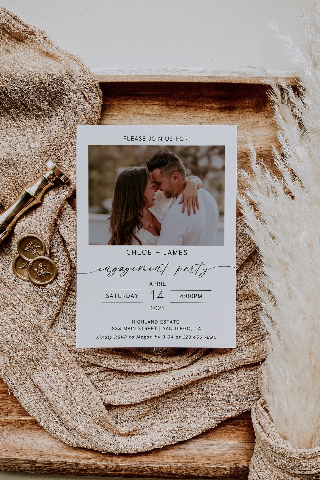 Engagement Party Invitations Evite, Modern Engagement Party Invite ...