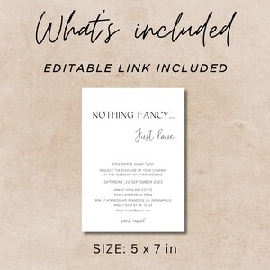 Wedding Invitation Micro Wedding | Wedding Invitation | Just Love ...