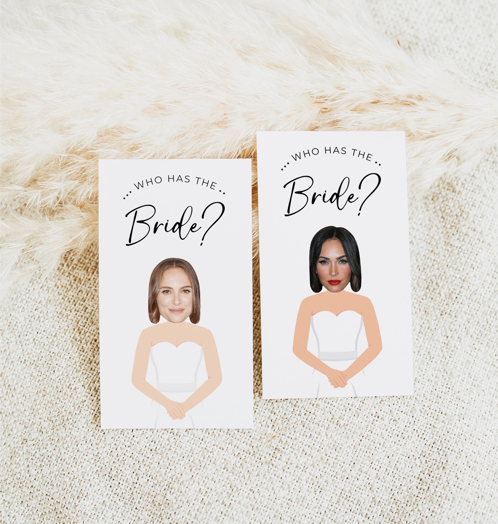 Celebrity Who Has the Bride Game, Scratch-off Find the Bride ...