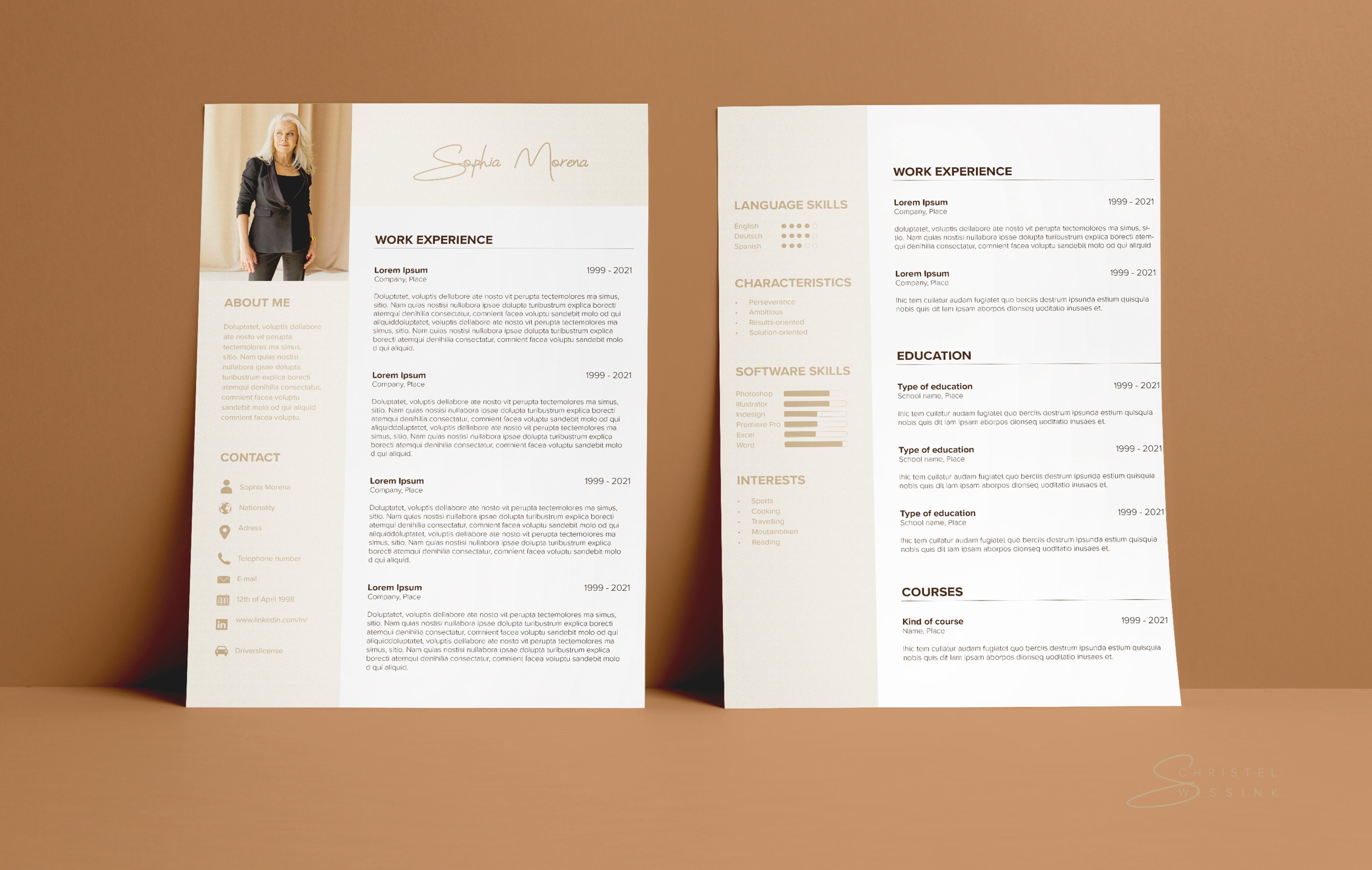 Resume Template Job Application Template Professional - Etsy