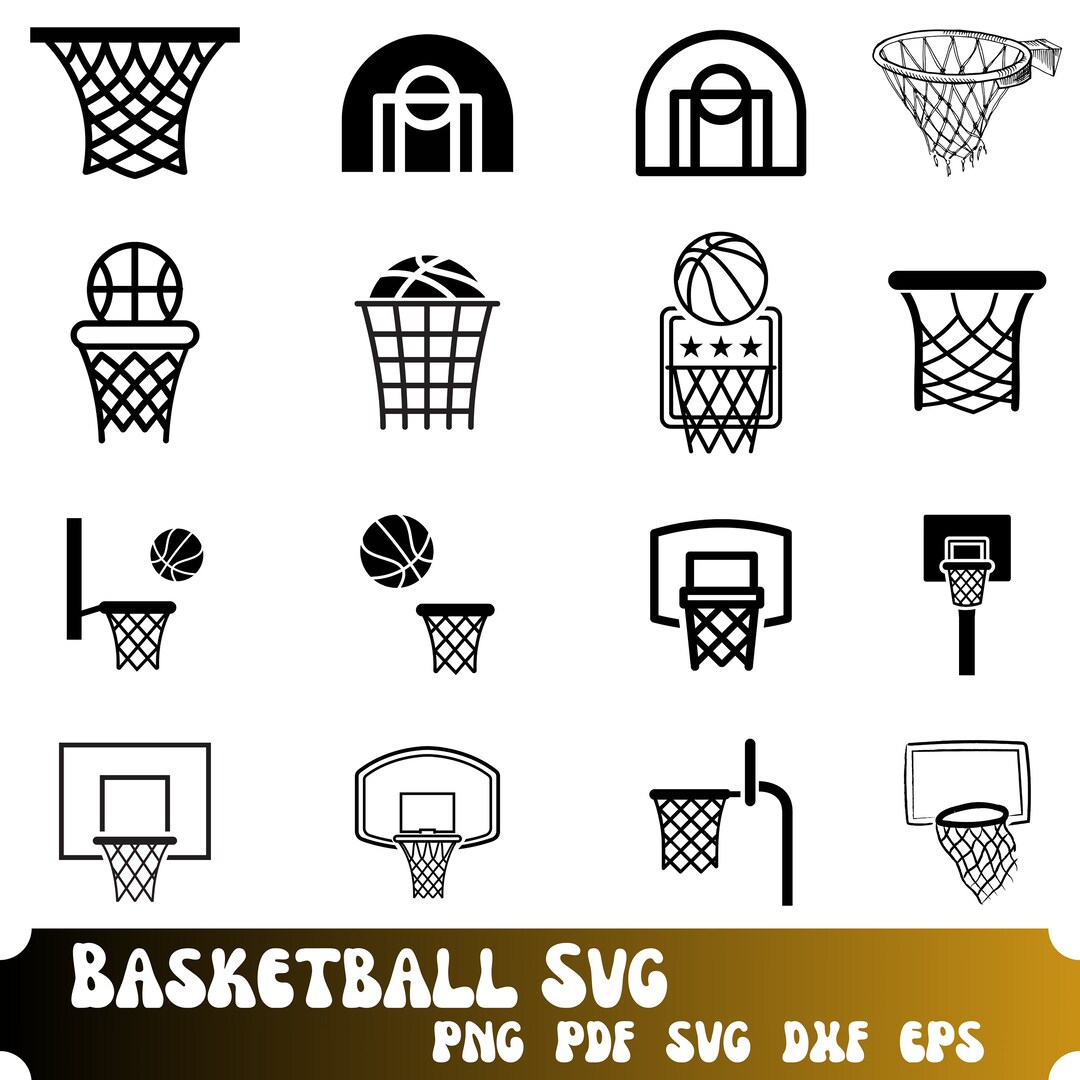 Basketball SVG Bundle, Basketball PNG Bundle, Basketball Clipart ...