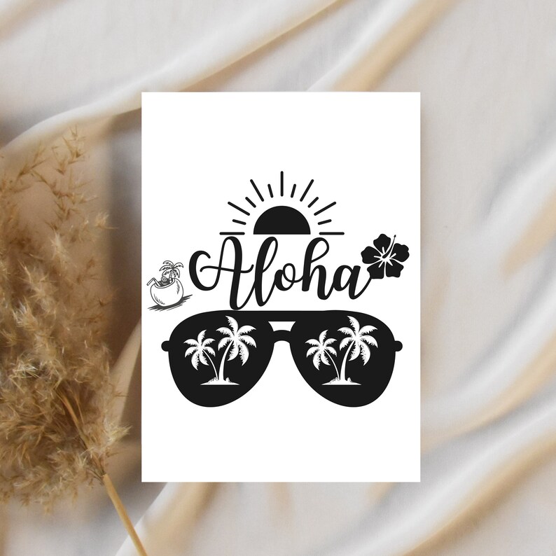 Aloha Svg, Aloha Png, Hawaii Svg, Hibiscus Svg, Aloha Summer, Aloha ...