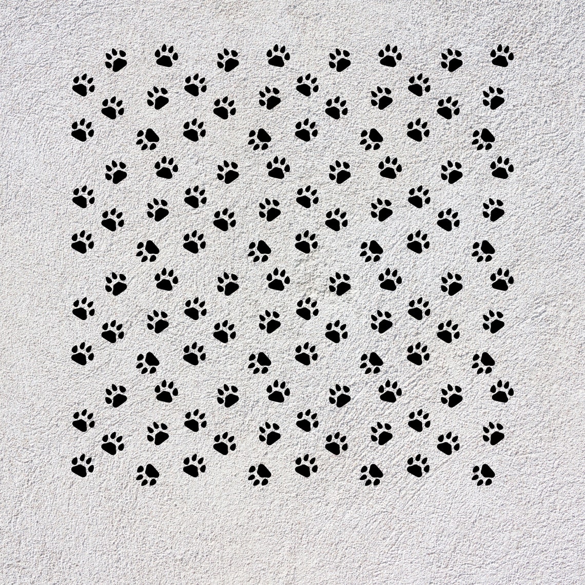 Paw Seamless Pattern SVG Cut Files Dog Paw Background Vector Clip Art ...