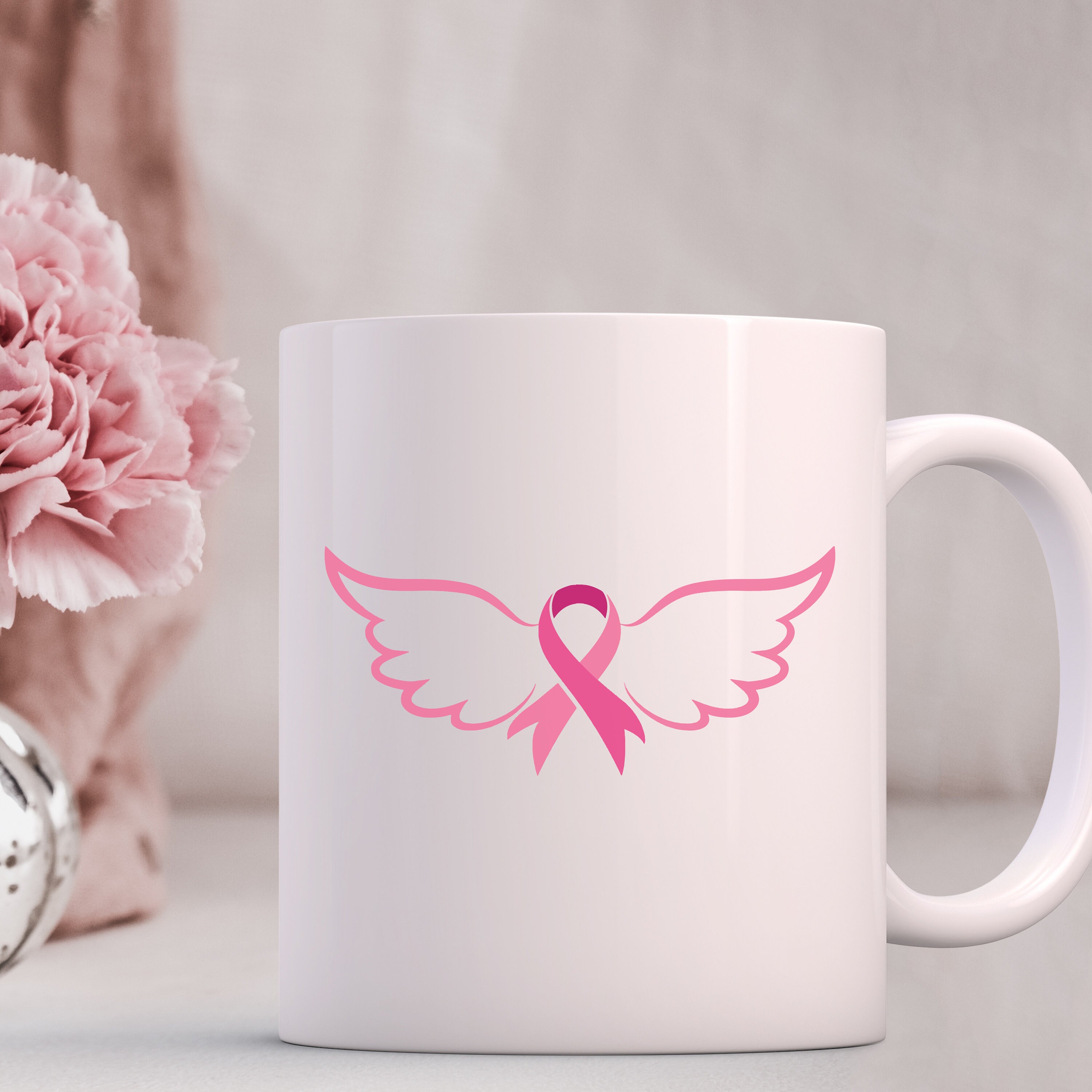 Breast Cancer SVG Bundle, Pink Awareness Ribbon Svg,cancer Awareness ...