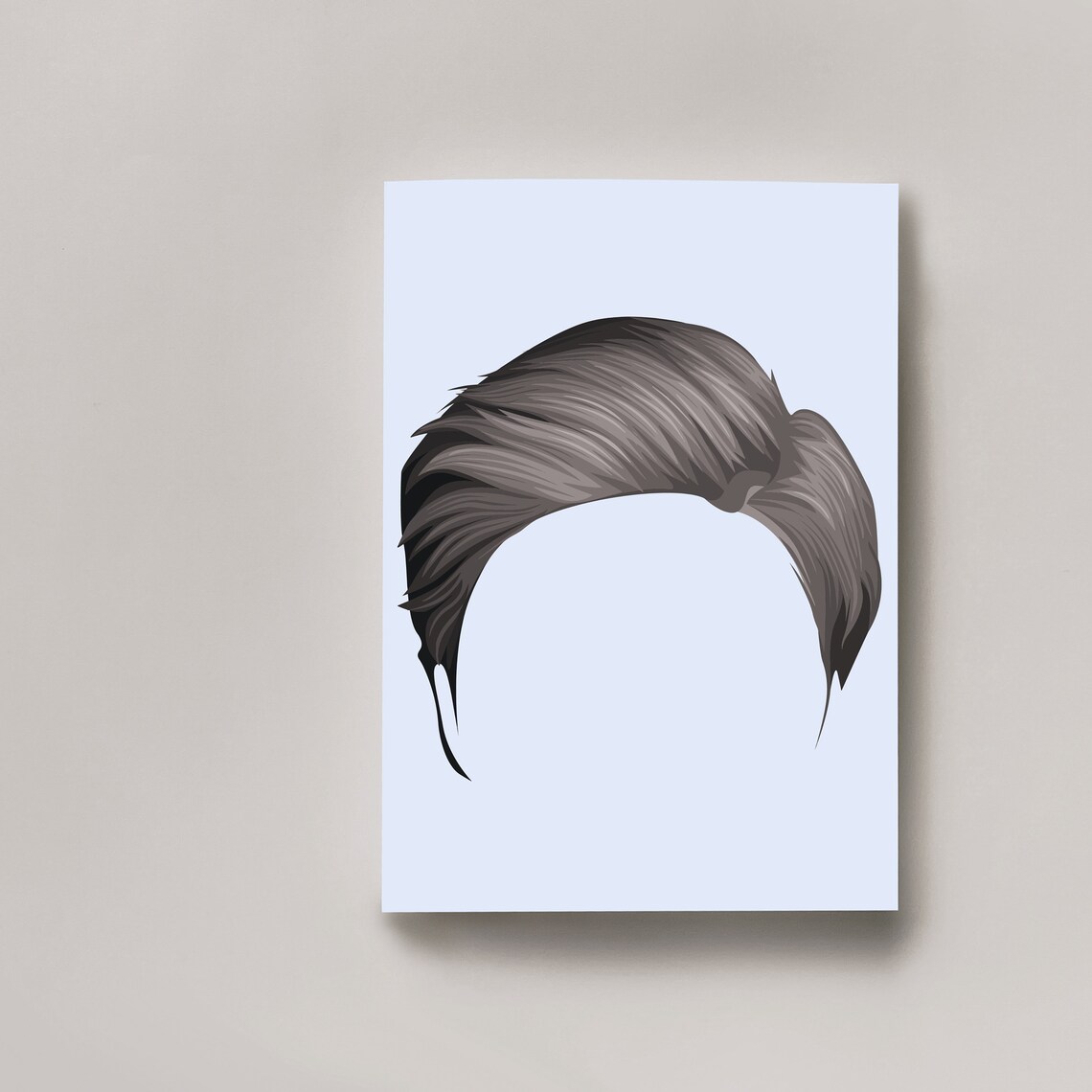 Hair Cut SVG, Hairstyle SVG, Mens Hairstyle, Hair Shape Svg, Male ...