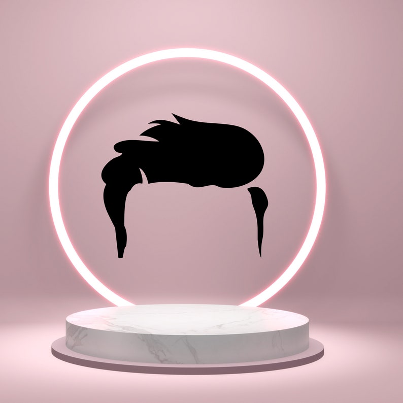 Hair Cut SVG, Hairstyle SVG, Mens Hairstyle, Hair Shape Svg, Male ...
