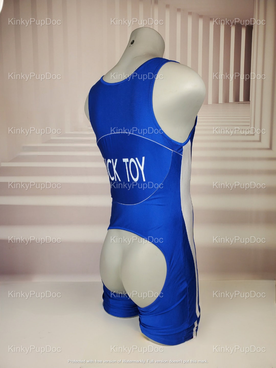 Erotic Singlet Open Back Front Fuck Toy. Fetish Party Outfit Cruise ...