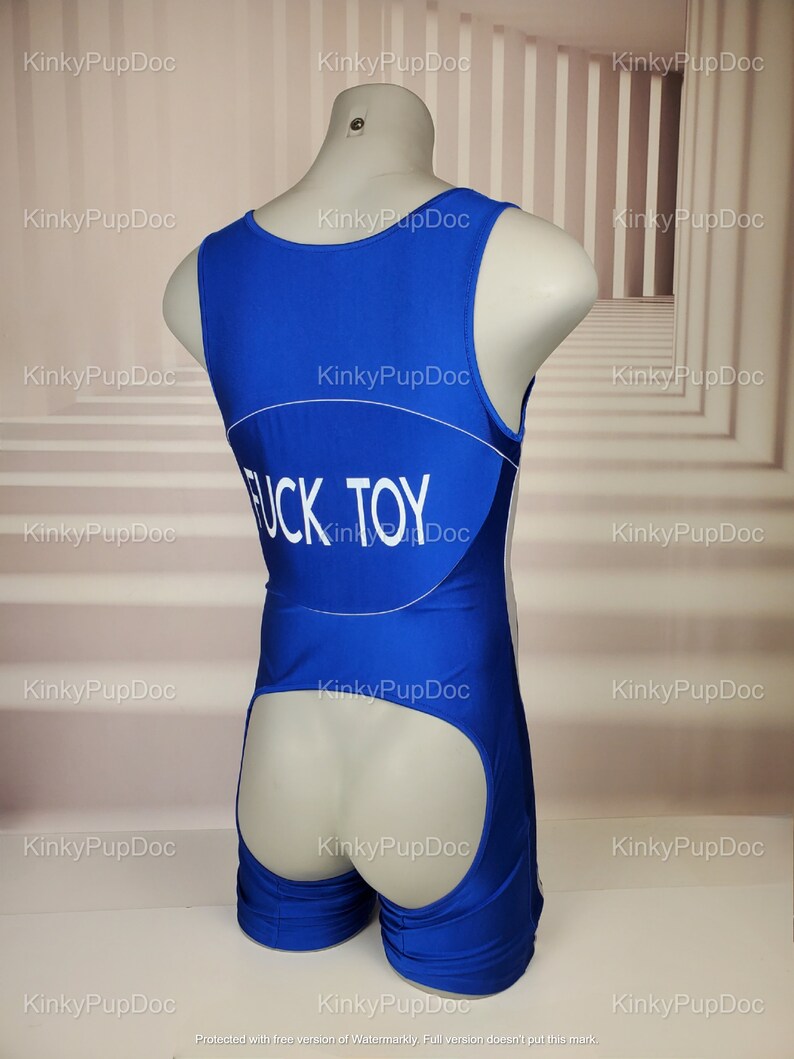 Erotic Singlet Open Back Front Fuck Toy. Fetish Party Outfit Cruise ...