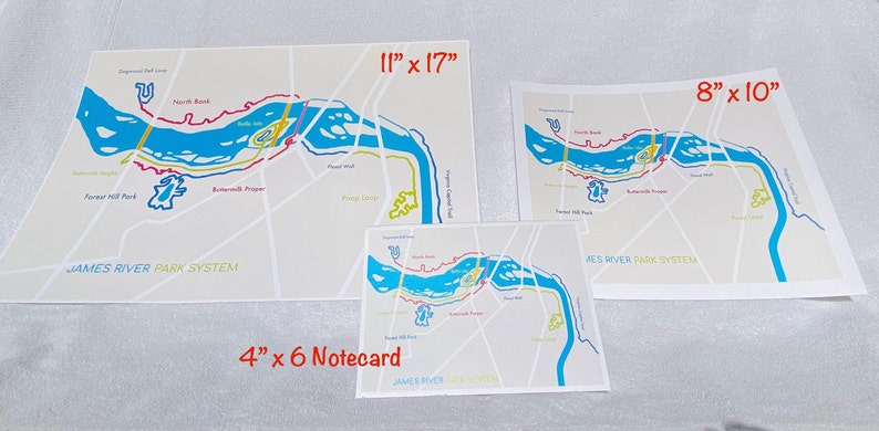 James River Park System - Etsy
