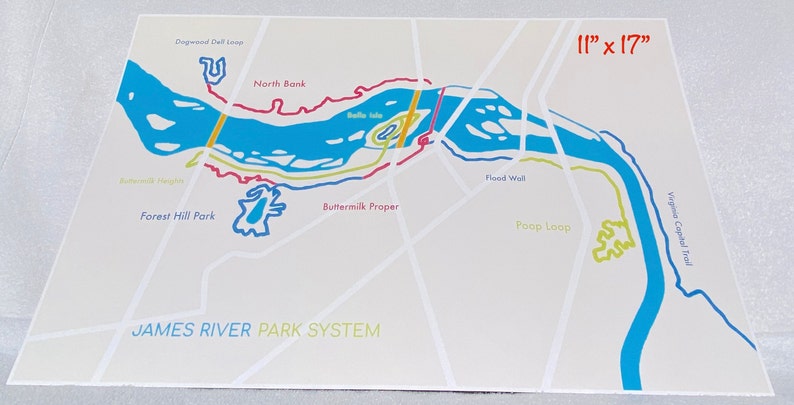 James River Park System - Etsy