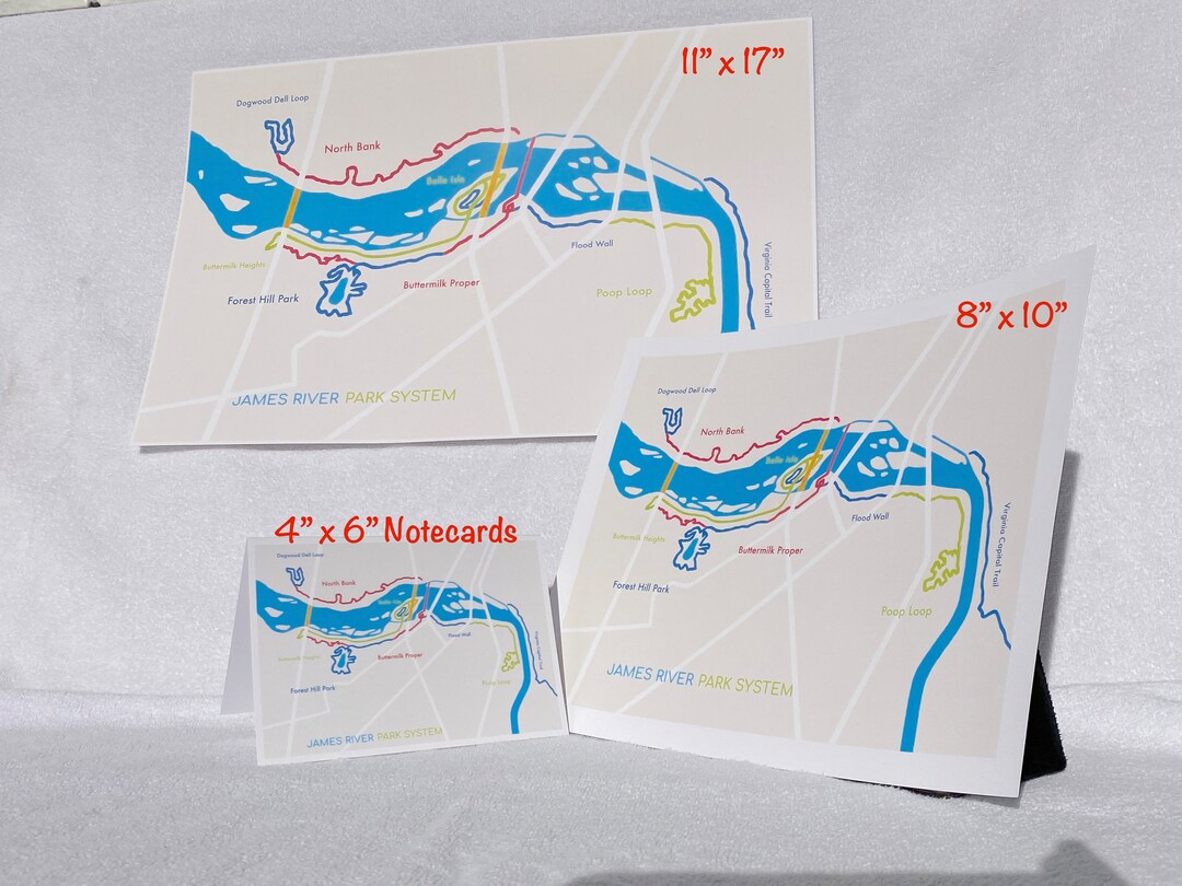 James River Park System - Etsy