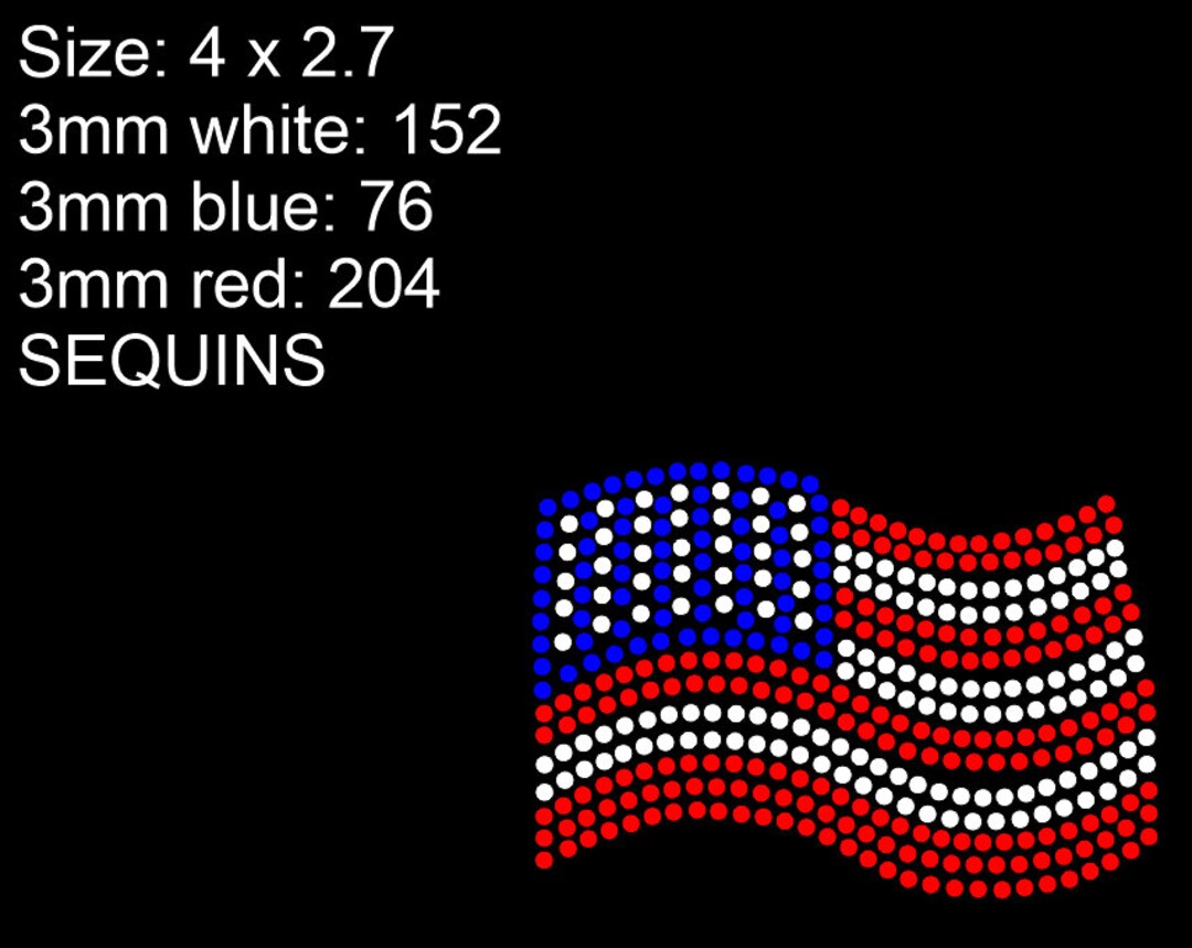 American Flag Spangle Digital Design - Etsy