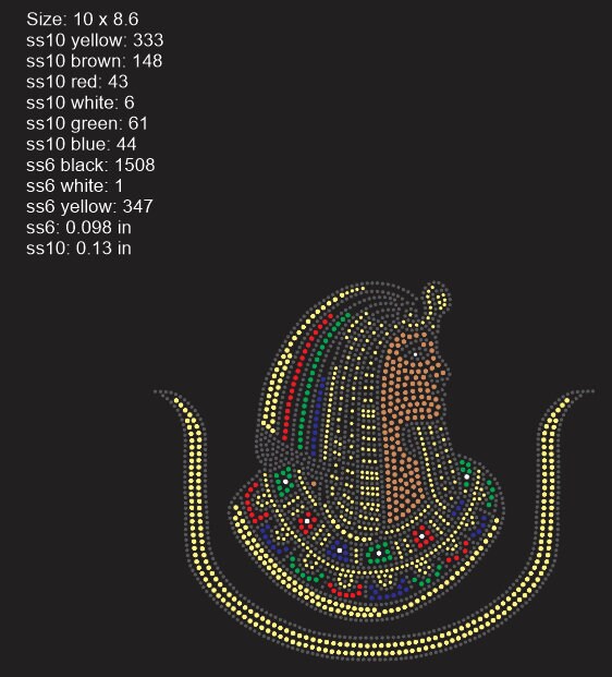 Egyptian Goddess Rhinestone Design | Ancient Mythology Template ...
