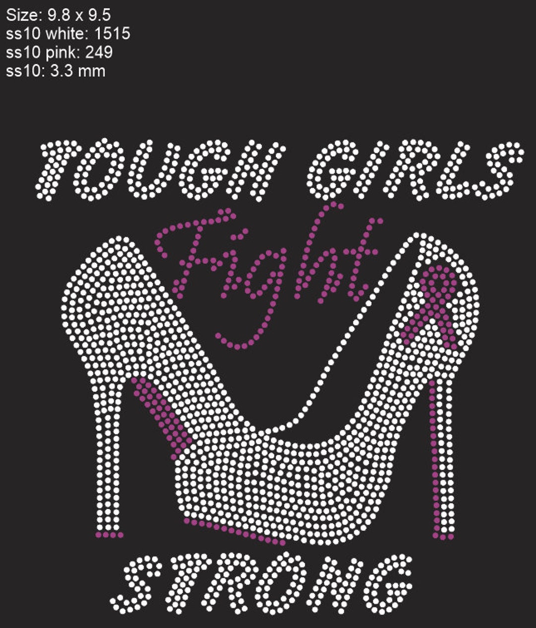 Tough Girls | Rhinestone Design | SVG Design | Bling Art | Downloadable ...