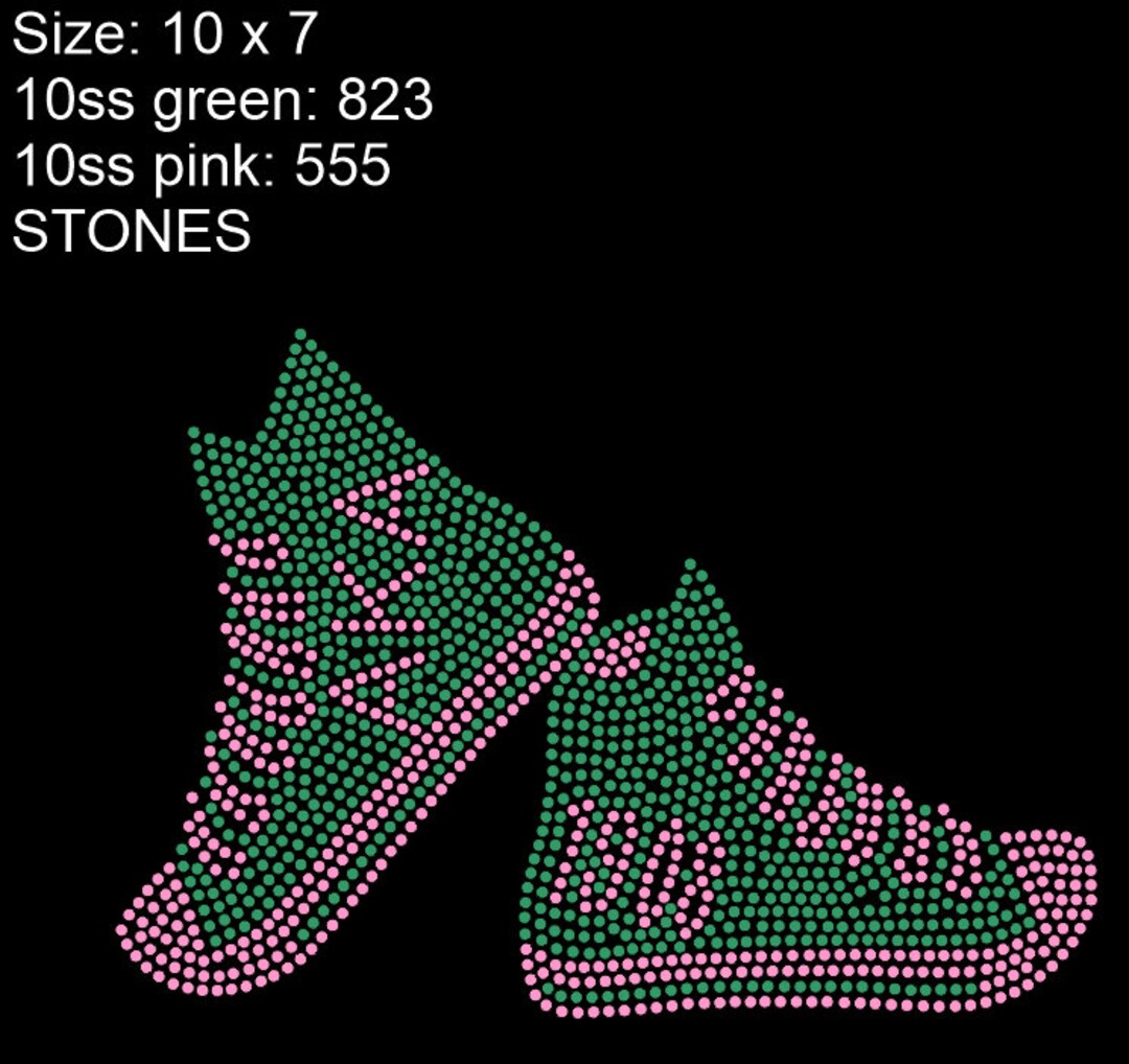 Instant Download Rhinestone Template AKA Shoes - Etsy