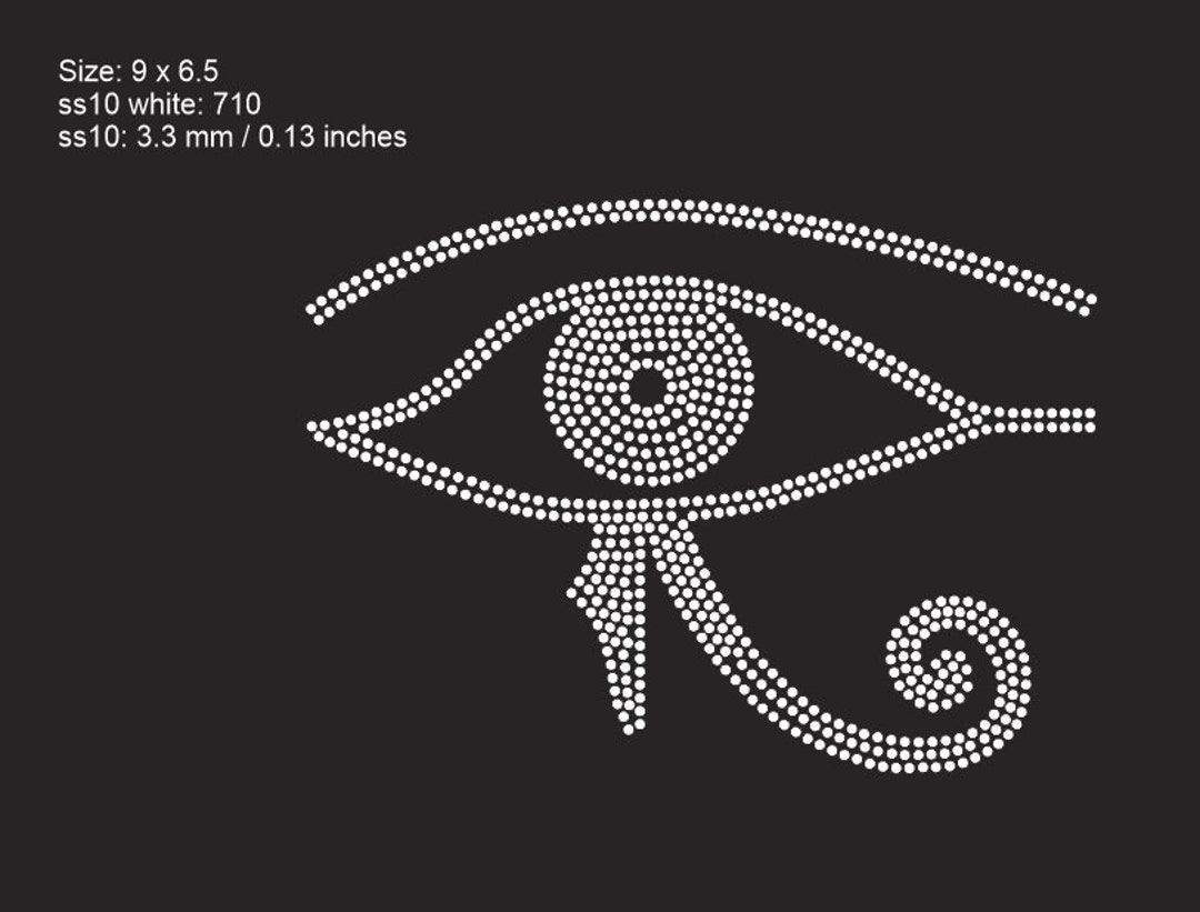 Eye Design | Rhinestone Design | SVG Design | Bling Art | Downloadable ...