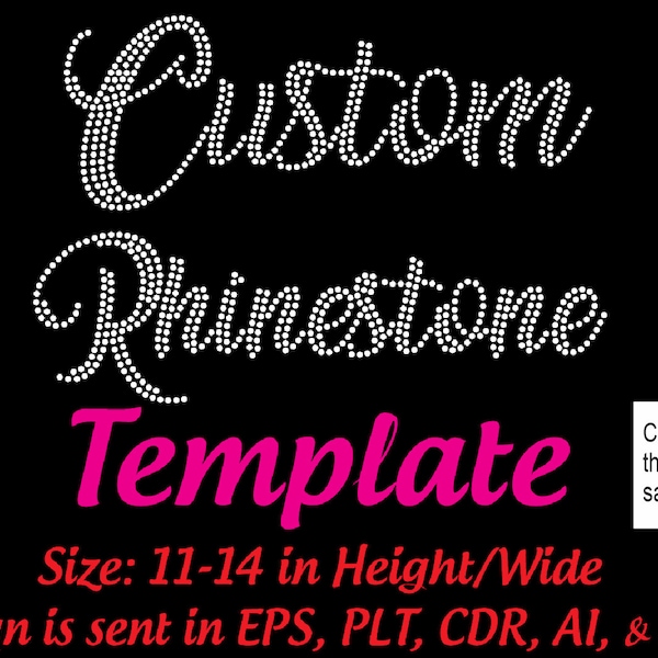 Rhinestone Templates - Etsy