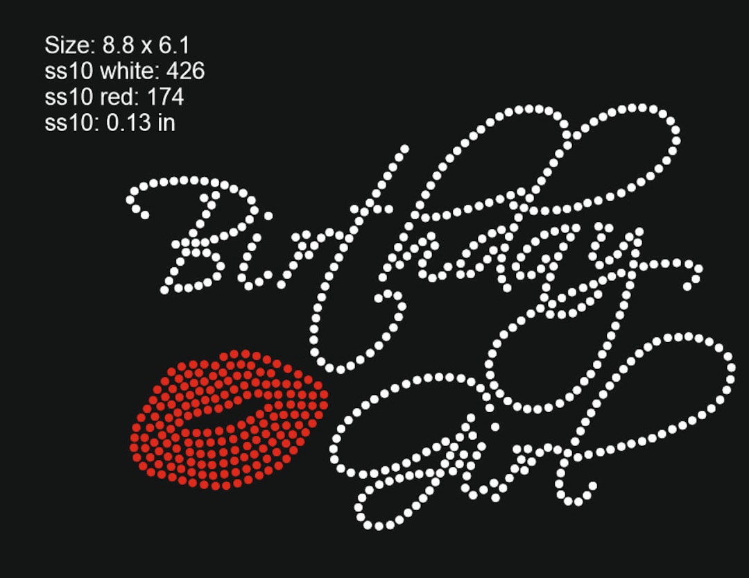 Birthday Girl Lips Rhinestone Svg Digital Download Template - Etsy