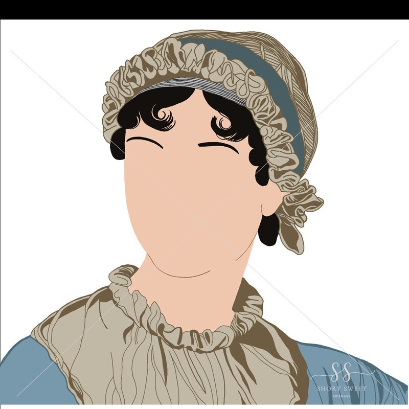 Jane Austen Svg - Etsy