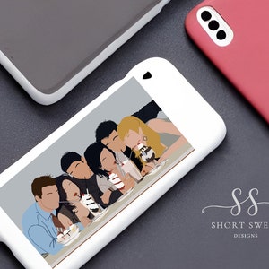 Friends Cast- Milkshake Silhouette, Clipart, Decal, Vector- Digital ...