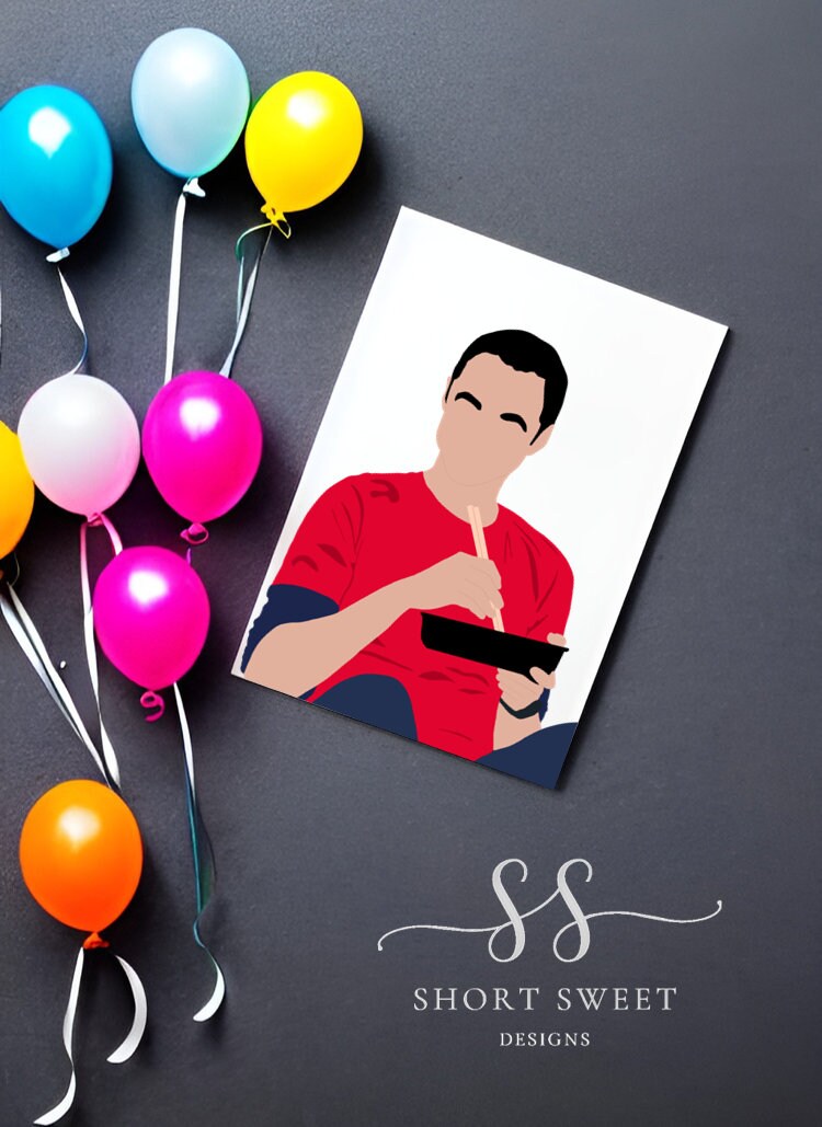 Sheldon Cooper Silhouette: Big Bang Theory Clipart (digital Download ...